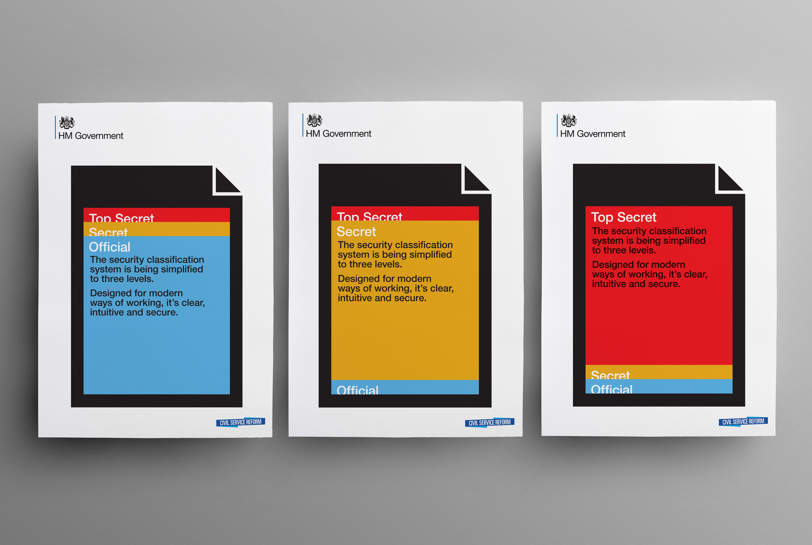 Red Stone | Security classification posters